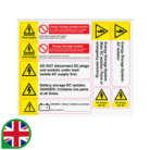 Battery Warning Label Set - Wagner Renewables