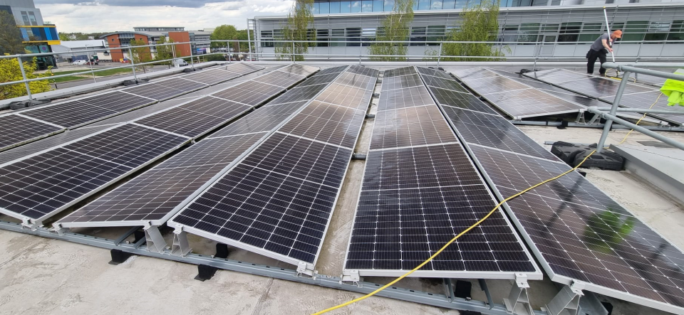 Large Scale Solar Panel Cleaning - Wagner Renewables